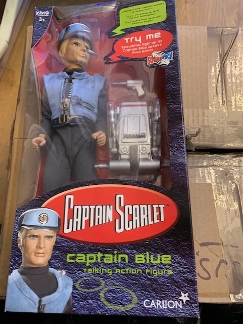 CARLTON CAPTAIN SCARLET, Captain Blue Talking Action Figure, 12 Inch ...