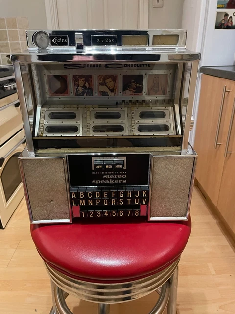 SEEBURG CONSOLETTE SC1 Jukebox Wallbox. Vintage Original Wurlitzer ...