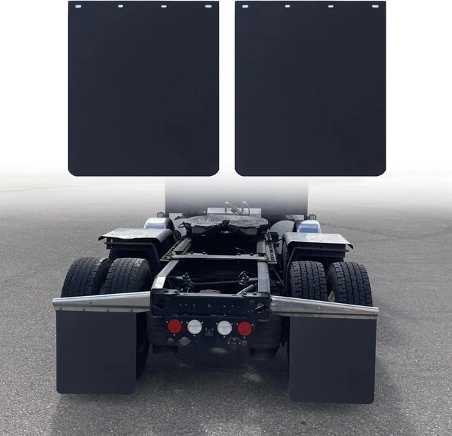MUD FLAPS 24&X 30" Semi Trucks Tractor Heavy Duty TPE Polymer Rubber, 1 ...
