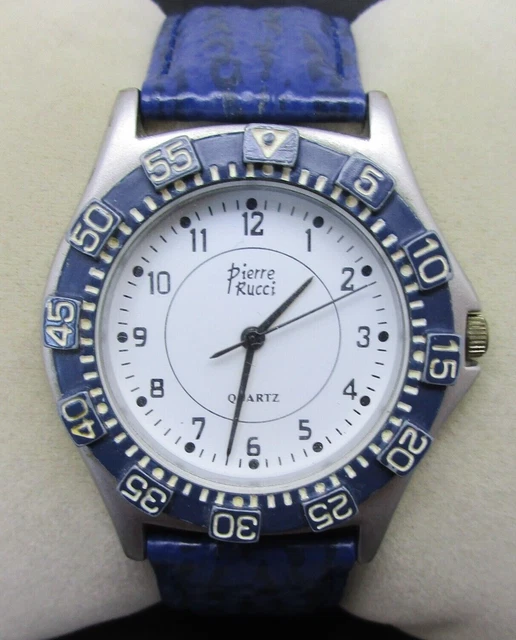 MONTRE VINTAGE PIERRE RUCCI Quartz Watch Testée vendu avec pile. EUR 14 ...