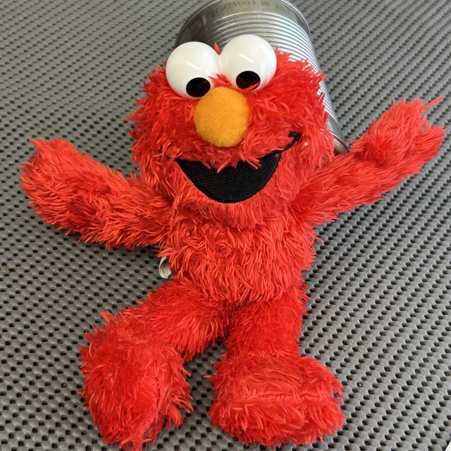 SESAME STREET ELMO Plush Soft Toy Red Furry Character 8 inch Heathside ...