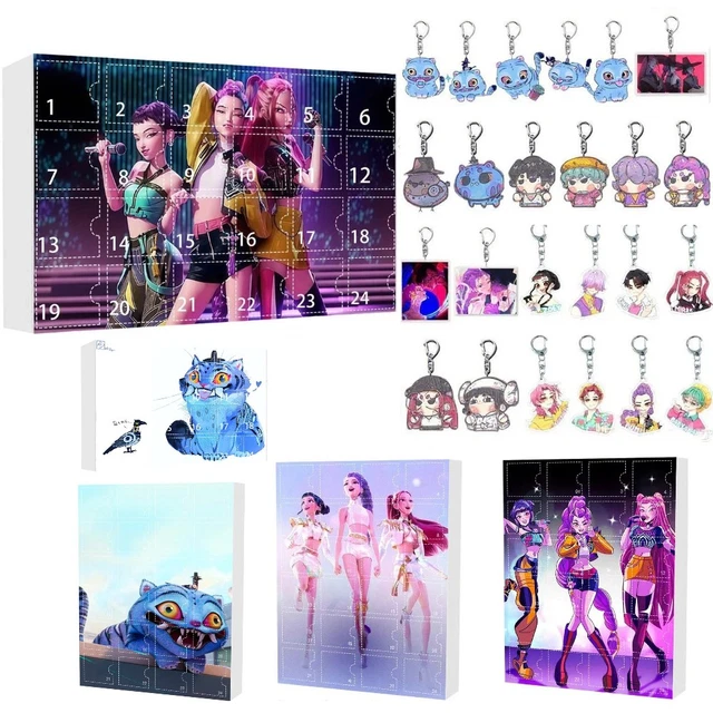 24 DAYS COUNTDOWN Kpop Demon Hunters Advent Calendar Christmas ...