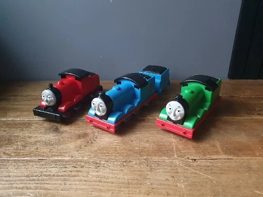 THOMAS THE TANK Engine Bundle Of 3 Golden Bear Toy Trains James Gordon ...