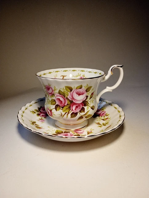 ROYAL ALBERT FLOWER Of The Month June Tea Cup & Saucer £13.50 - PicClick UK