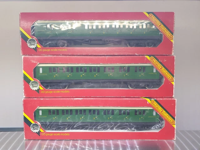 2X HORNBY R431 SR Composite and R432 Brake/3rd Coach In Original Boxes ...
