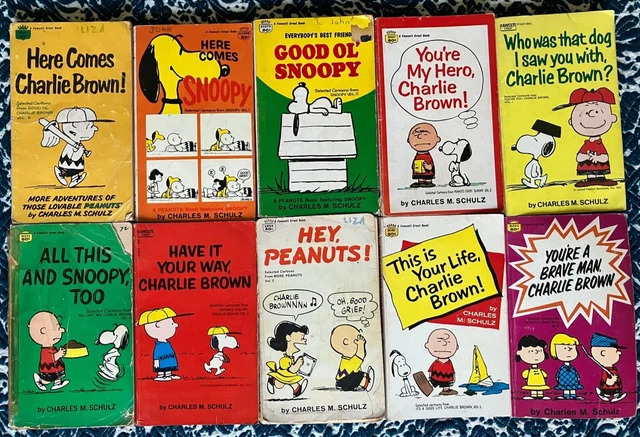 10 CHARLIE BROWN Books 1950/60s Hey. Peanuts! Here comes Charlie Brown Snoopy! $60.00 - PicClick CA