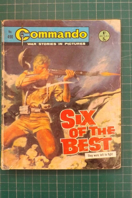 COMMANDO COMIC WAR STORIES IN PICTURES No.490 SIX OF THE BEST (1729 ...