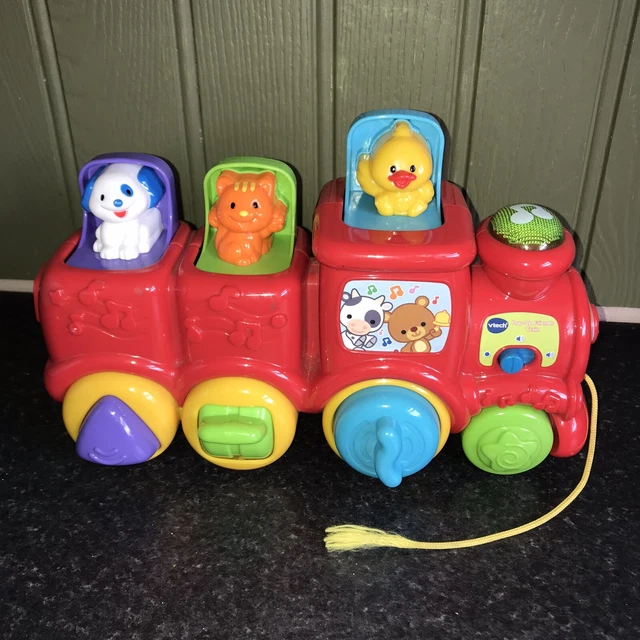 VTECH POP UP Friends Pull Along Children's Pop-Up Train - Musical ...