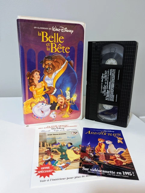 BEAUTY AND THE BEAST La Belle et La Bête VHS ** 1991 Walt Disney FRENCH ...