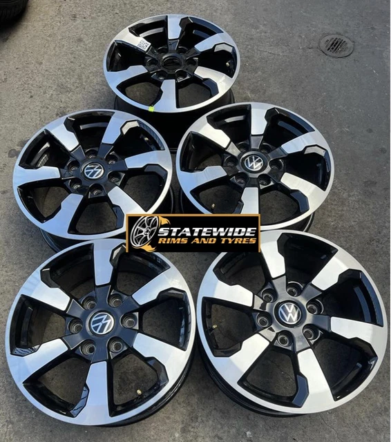 GENUINE VOLKSWAGEN AMAROK 18 INCH WHEELS SET OF 5 To Suit 2023 Models ...