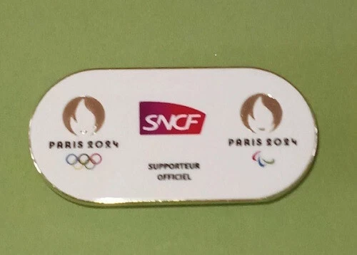 PIN'S MAGNET JEUX Olympiques Olympic Games Paris 2024 SNCF EUR 10,00 ...