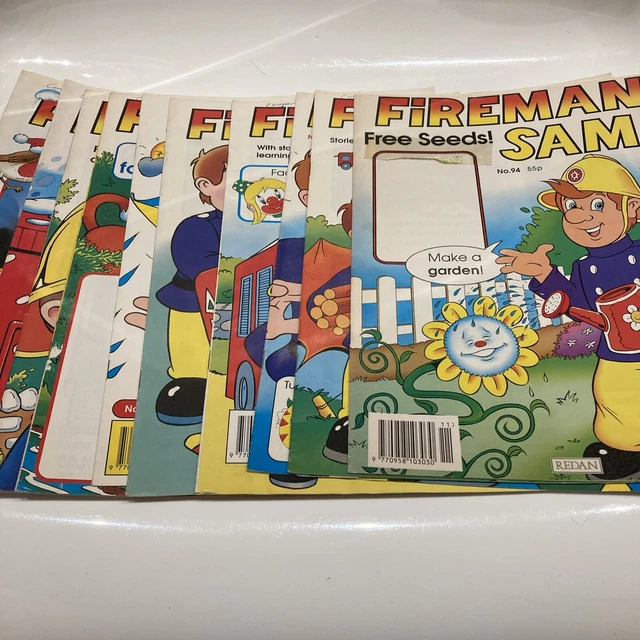 FIREMAN SAM FUN To Learn REDAN COMIC Magazines X 11 £34.99 - PicClick UK