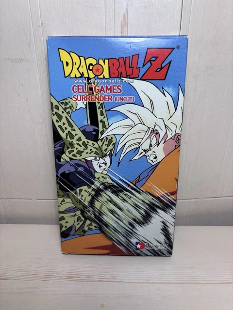 DRAGONBALL Z CELL Games Surrender Uncut VHS Tape 2002 Saga DBZ Anime ...
