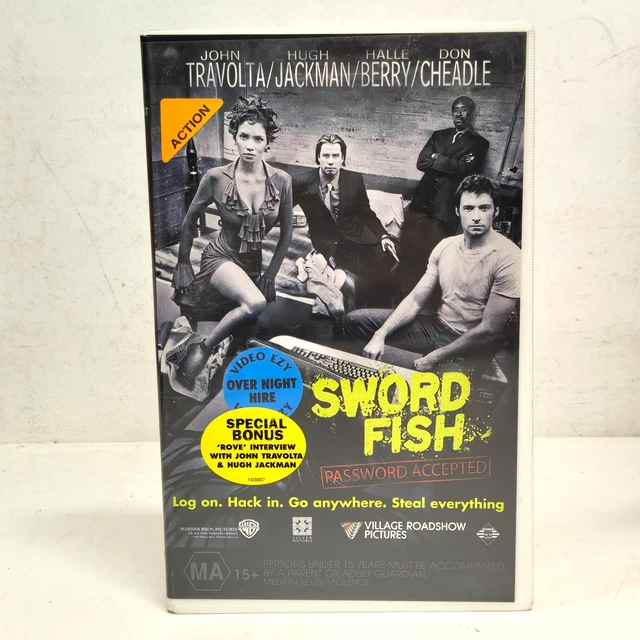 SWORD FISH - Big Box Ex Rental - VHS Tape $20.50 - PicClick AU
