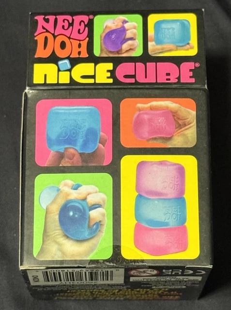 NEE DOH NICE Cube Squishy Needoh Fidget Purple Stress Toy Authentic ...