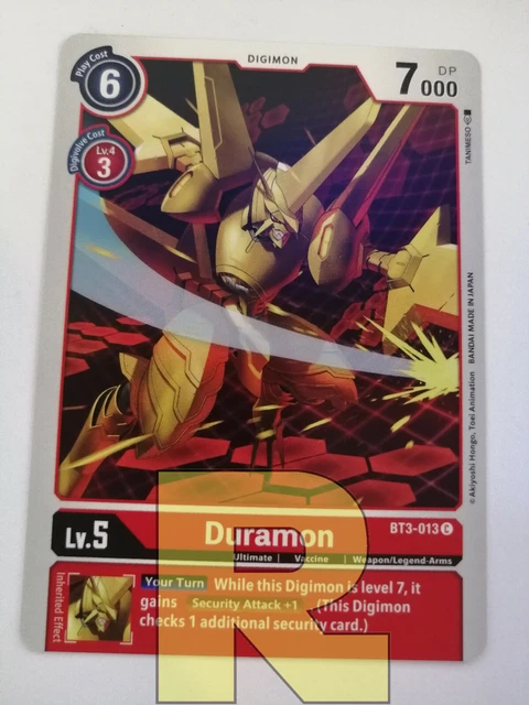 2X DURAMON® BT3-013 C® Comune® Digimon Ver. 1.5® English £1.02 - PicClick UK