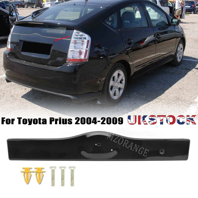 BLACK REAR TAILGATE Handle Trim Boot Moulding Cover Panel For Toyota ...