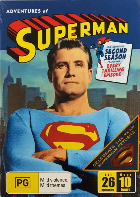 ADVENTURES OF SUPERMAN: The Complete Season 2 (DVD) (5 Disc) George ...