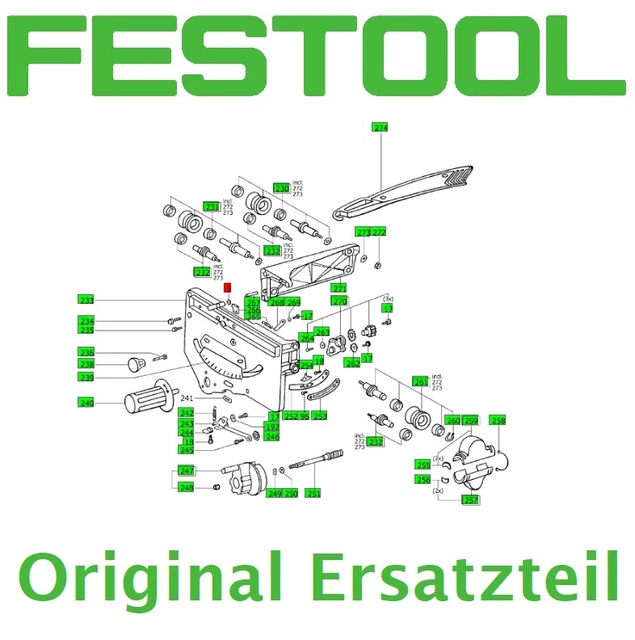 FESTOOL GRUNDPLATTE WCR ET-BG, Original Ersatzteil (201049) EUR 62,85 ...