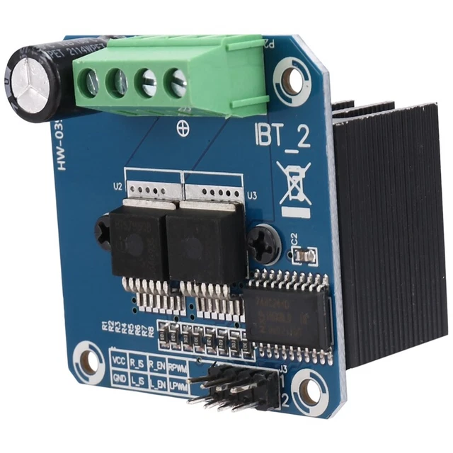 BTS7960 43A H-BRIDGE High Motor Driver Module/ DIY Smart Car Current ...