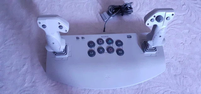 SONY PLAYSTATION PS1 Analog Flight Dual joystick SCPH-1110 Vintage EUR ...