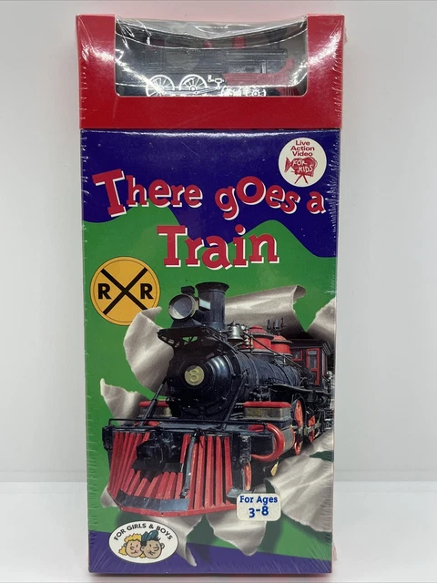THERE GOES A Train (VHS, 1994, Includes Toy Die-cast Train) Sealed Kid ...