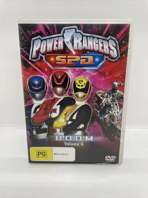 POWER RANGERS SPD - Boom : Vol 4 DVD Region 4 Free Postage Australian ...