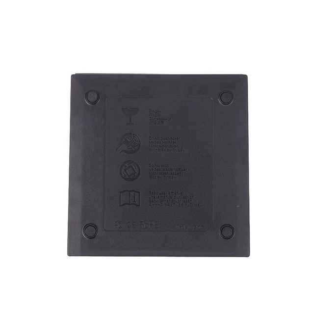 SLIM USB 2.0 12.7mm IDE To External CD DVD Optical Drive Enclosure Case ...