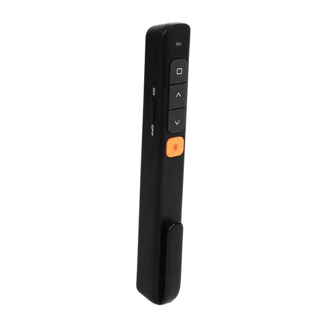 LASER POINTER BLACK USB Receiver Plug And Play Rechargeable ...