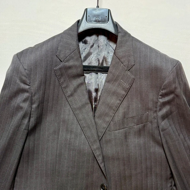 JOS A BANK Reserve Pinstripe Blazer Two Button Sport Coat Super 130s ...
