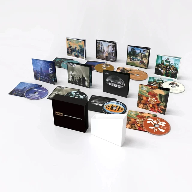 OASIS COMPLETE STUDIO Album Collection Limited Edition 8CD Box Set £60. ...