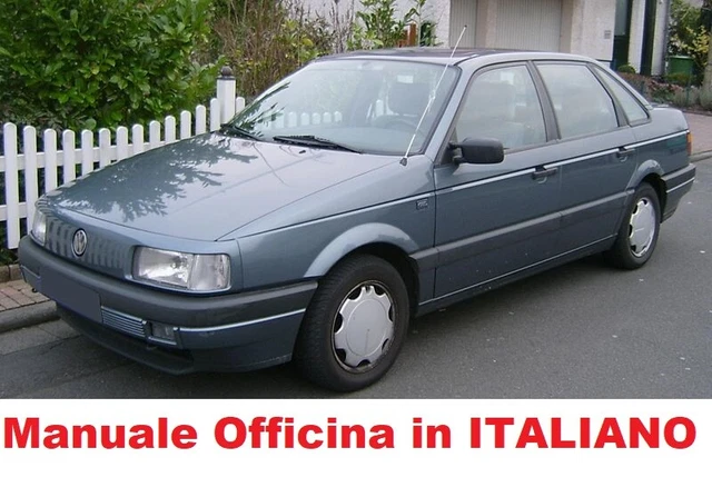 VOLKSWAGEN PASSAT B3 MK3 3° (1988/1993) Manuale OFFICINA Riparazione ...