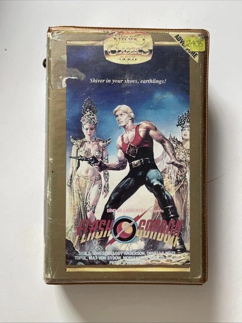FLASH GORDON, VIDEO Classics Gold VHS Video tape Big Box Clamshell ...