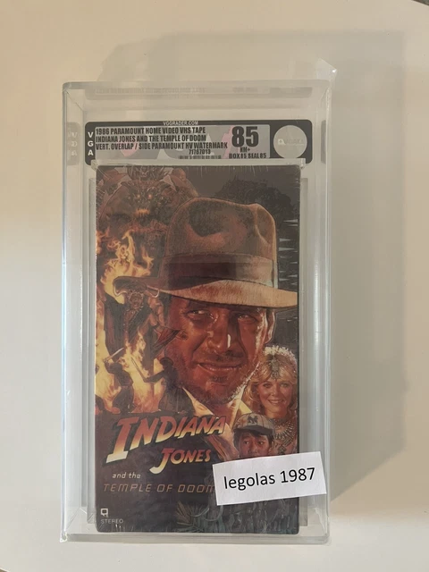 INDIANA JONES VHS VGA £1,079.34 - PicClick UK