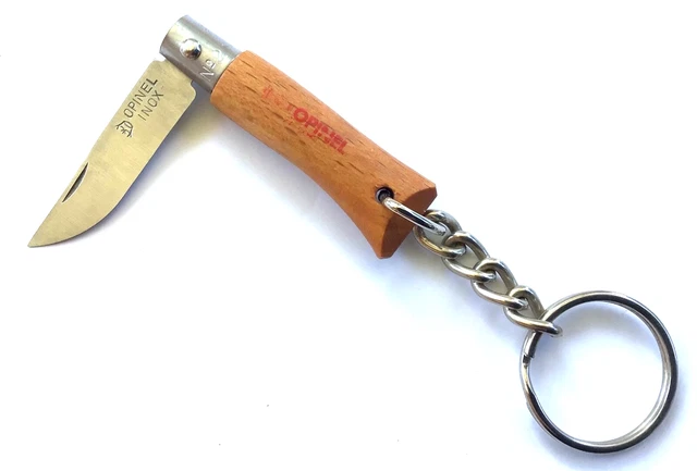 ANCIEN COUTEAU OPINEL Inox N°2 Porte Clef Messer Old Knife Coltello ...