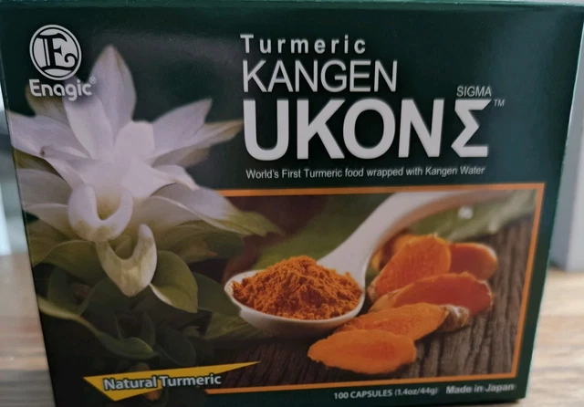ENAGIC TUMERIC KANGEN Ukon Sigma Capsules, 100% Vegetarian Capsule ...