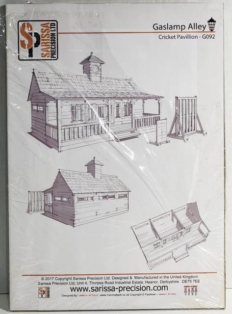 SARISSA PRECISION WOODEN Models 28mm WW2 Gaslamp Alley Cricket ...