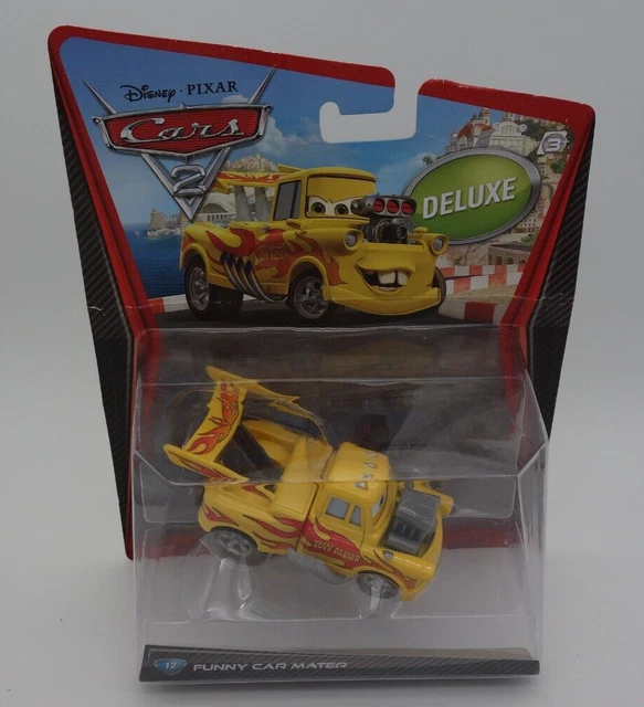 MATTEL DISNEY PIXAR Cars 12 Funny Car Tow Mater, Hook / Metall, unbenutzt in OVP EUR 29,90 ...