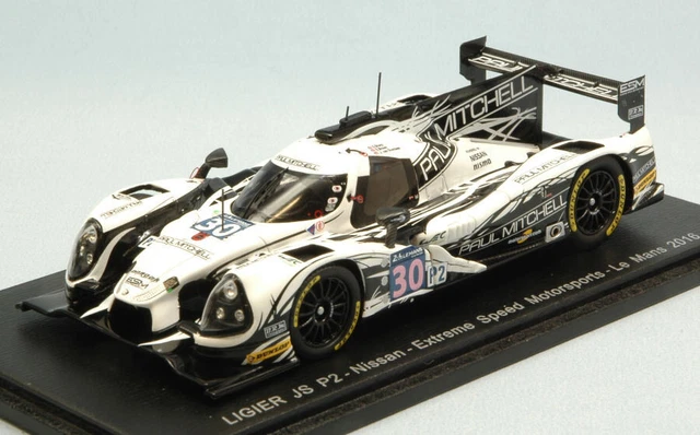 SPARK MODEL LIGIER JS P2 N.30 16th LM 2016 S.SHARP-E.BROWN-J.VAN ...