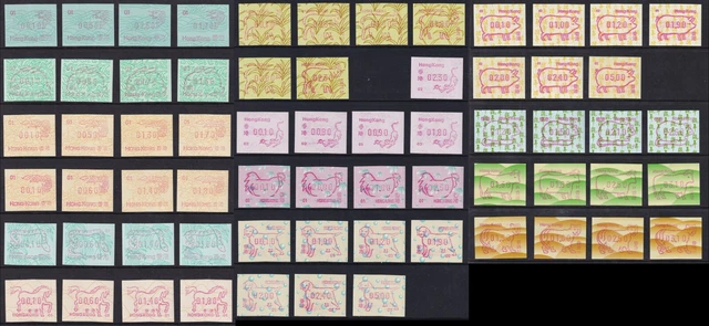 HONG KONG STAMP 1985-98 Frama Labels Issue 13 different Sets, MNH, VF £ ...