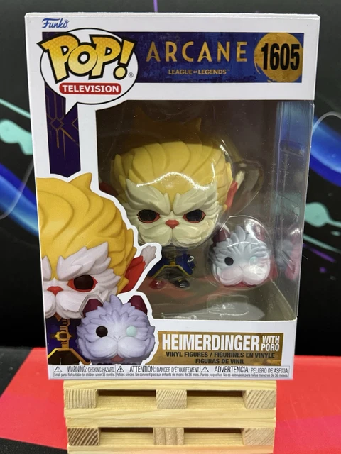 HEIMERDINGER WITH PORO - Arcane League Of Legends Funko Pop #1605 EUR ...