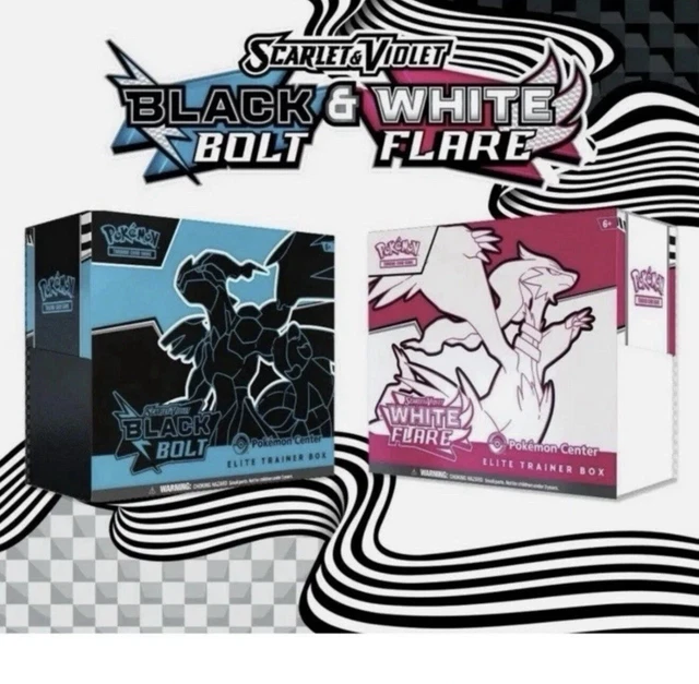 📌PRESALE📌 POKEMON CENTER EXCLUSIVE BLACK BOLT and WHITE FLARE ETB 📌 ...