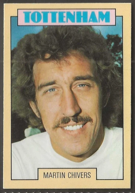 A&BC-FOOTBALL 1973 BLUE Back-#043- Tottenham Spurs - Martin Chivers £2. ...