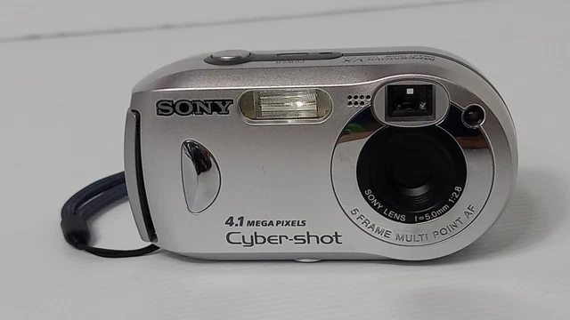 SONY CYBER-SHOT DSC-P41 4.1MP Digital Camera Silver Smart Zoom Tested ...