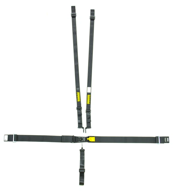 SCHROTH RACING 5PT Harness System SFI LatchLink Black HANS SR76050H ...