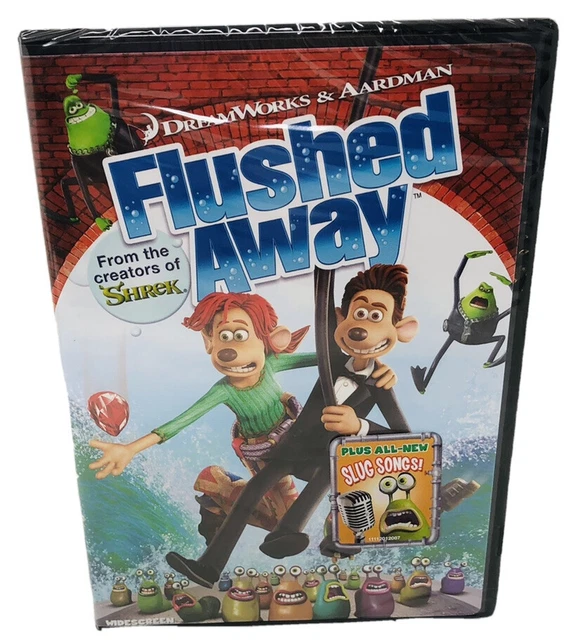 FLUSHED AWAY DVD Widescreen Aardman Dreamworks New Sealed £5.52 ...