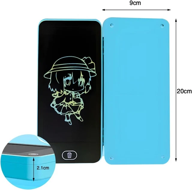 LCD WRITING TABLET Pencil Case,Erasable Drawing Board, Graffiti ...