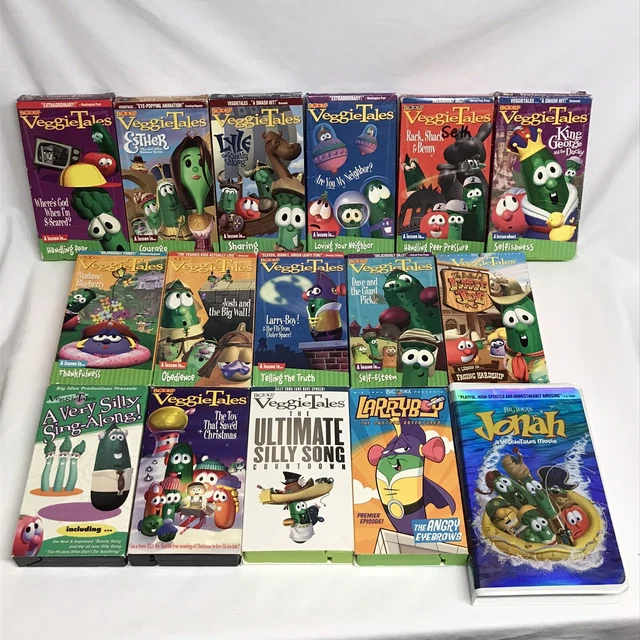 LOT 16 VEGGIETALES (VHS) Original Veggie Tales Tapes Larry Boy Big Idea ...