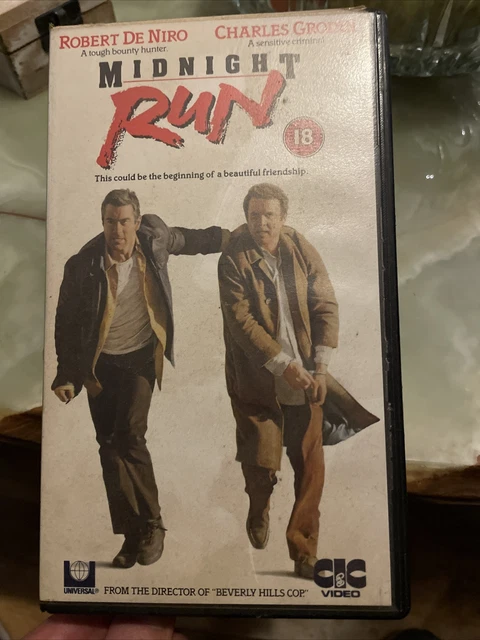 MIDNIGHT RUN {VHS/PAL} VINTAGE 80's DE NIRO COMEDY. RARE £9.00 ...