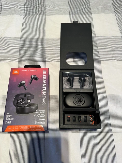 JBL QUANTUM TWS True Wireless Noise Cancelling Gaming Earbuds - Black ...